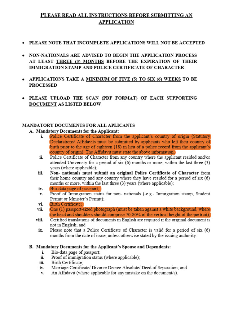 CSME Skills Certificate Requirements - April 2024 | PDF