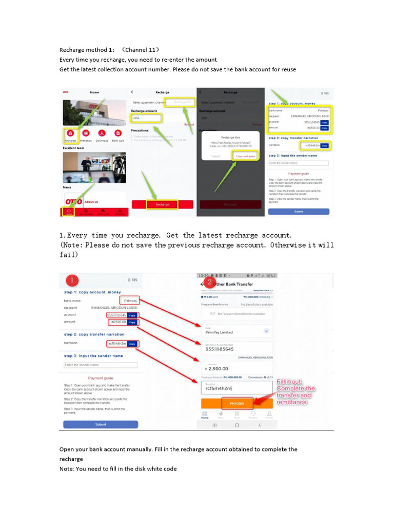 Recharge Method | PDF