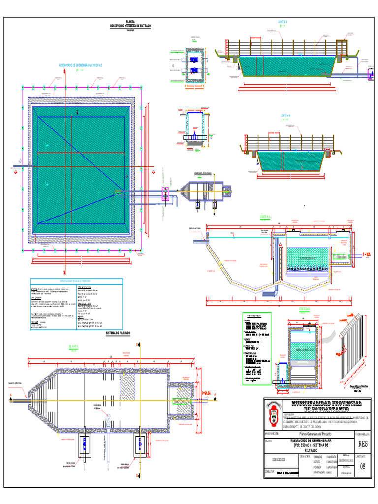 7 - RESERVORIO VOL 350m3-RES - 350 M3 | PDF