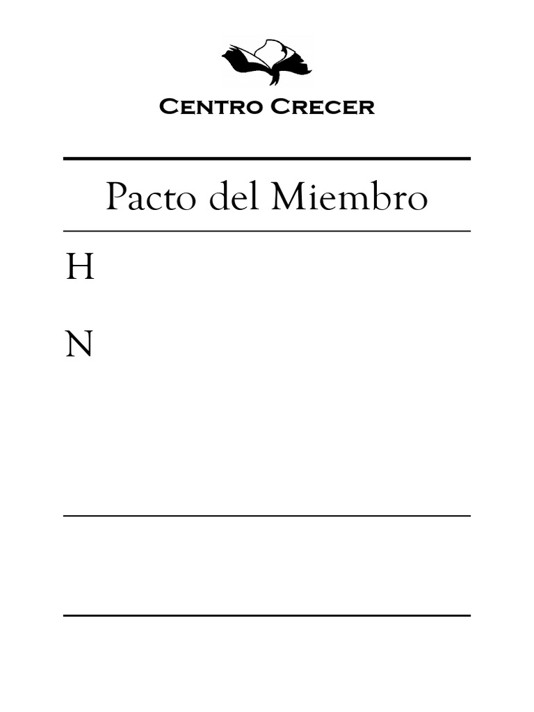 Pacto Miembro Ibb CC | PDF