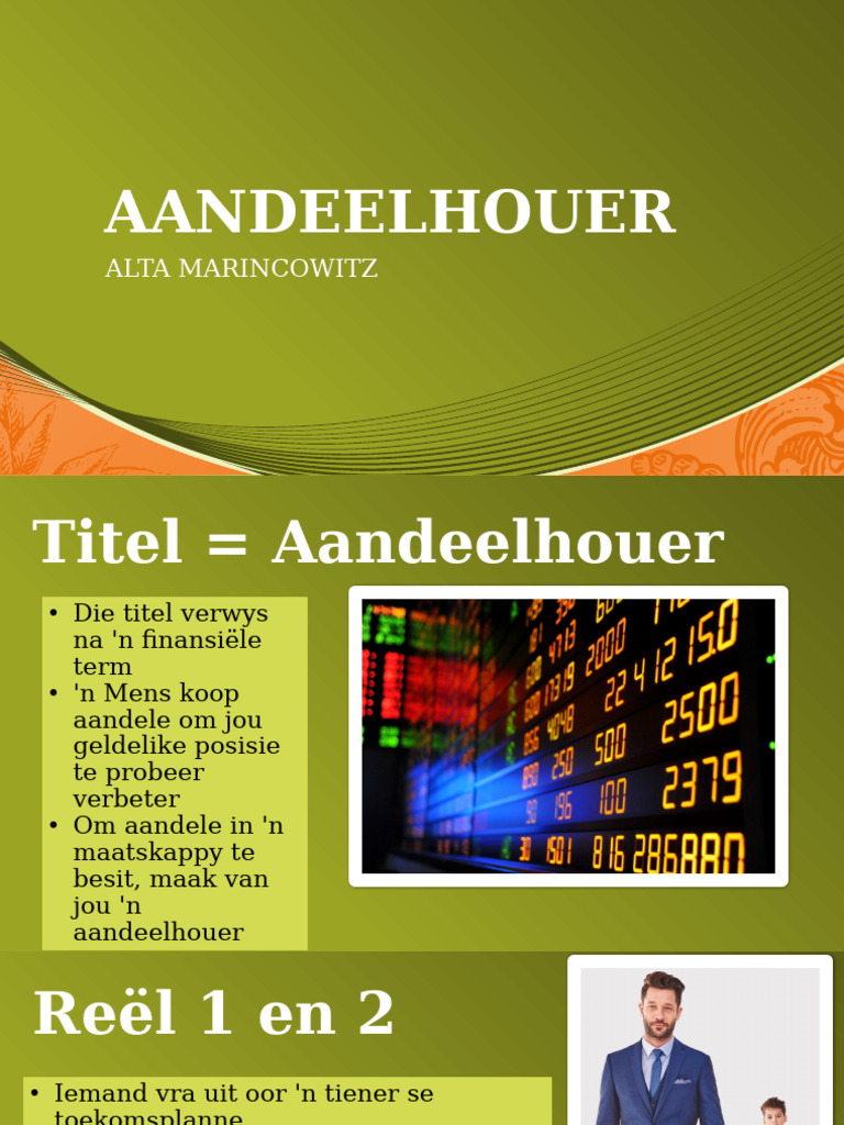 Aandeelhouer Ep38 PP | PDF