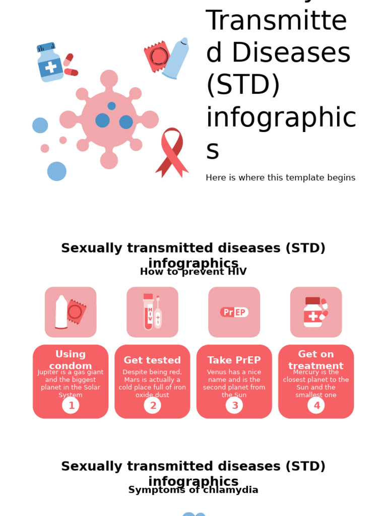 Sexually Transmitted Diseases (STD) Infographics by Slidesgo | PDF