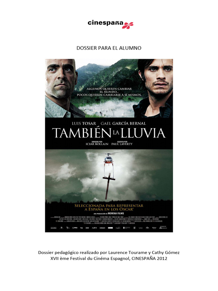 Dossier Pedagogique - Tambien La Lluvia | PDF