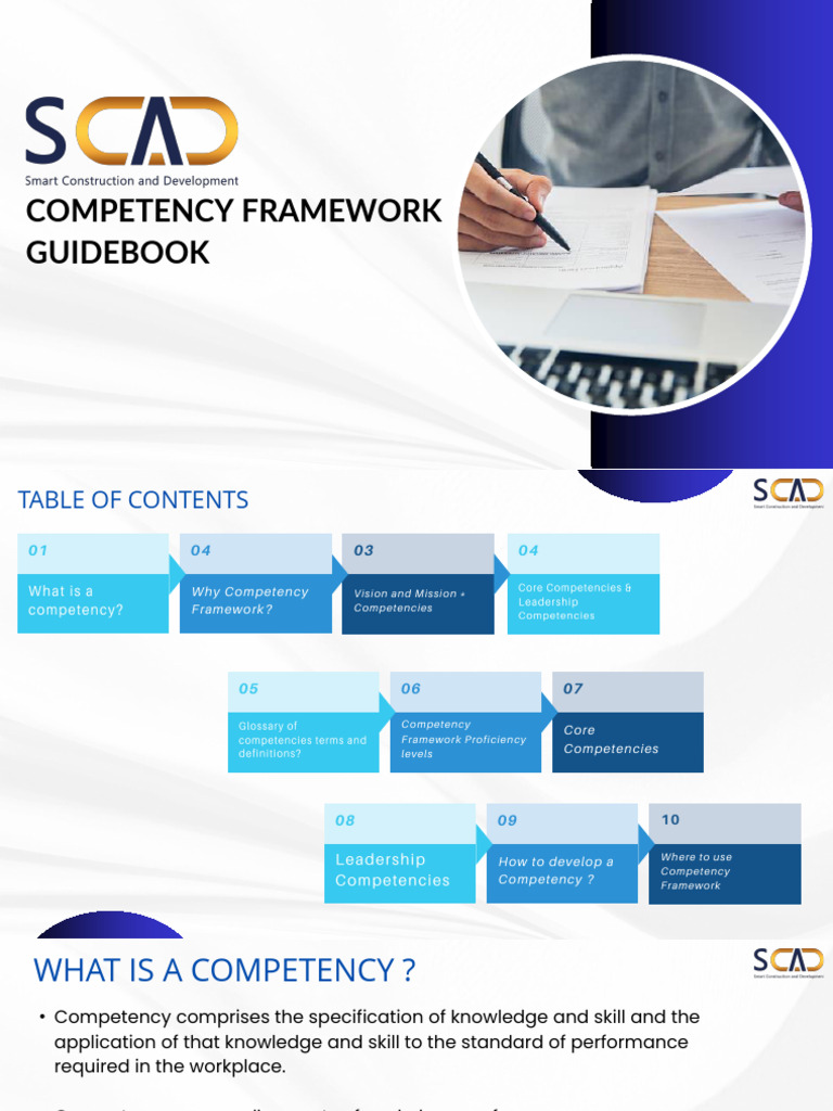 SCAD- COMPETENCY FRAMEWORK GUIDEBOOK | PDF