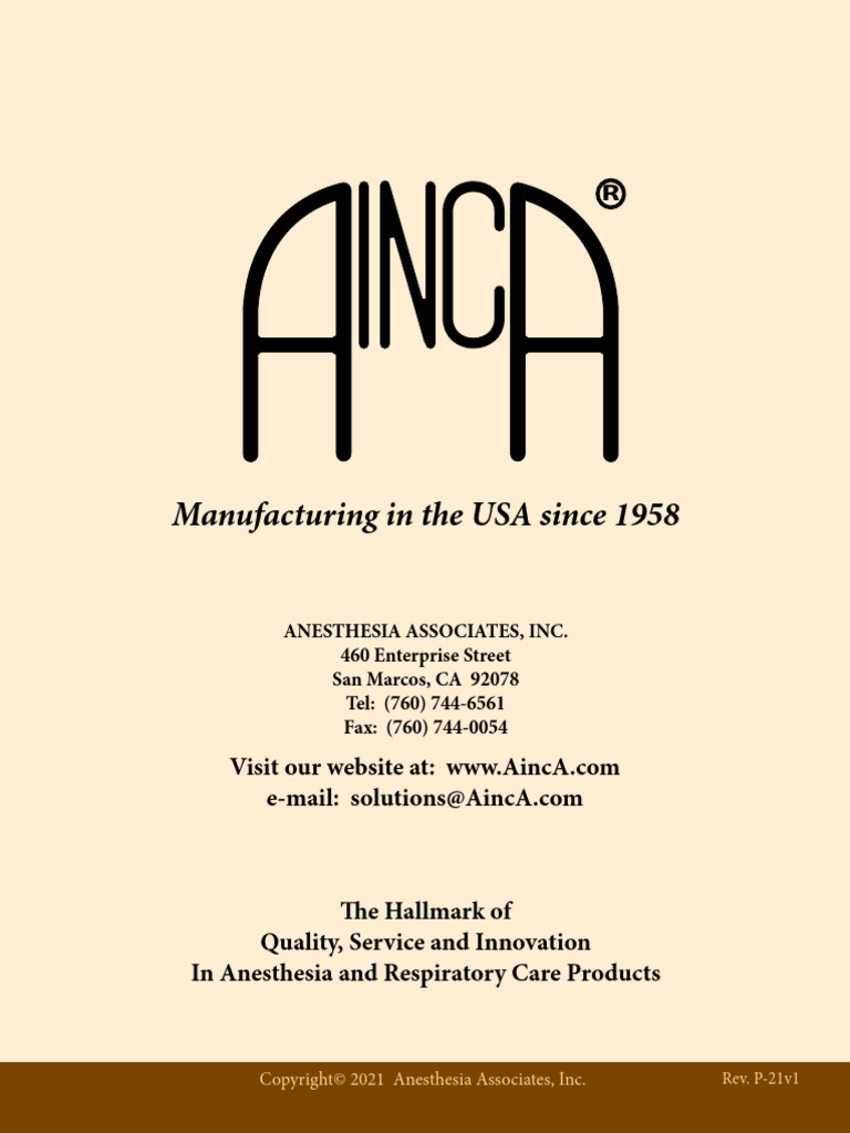 Ainca Catalog Screen | PDF