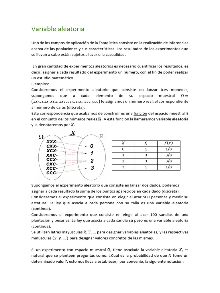 Módulo 4 - Variable Aleatoria Discreta | PDF | Variable aleatoria ...