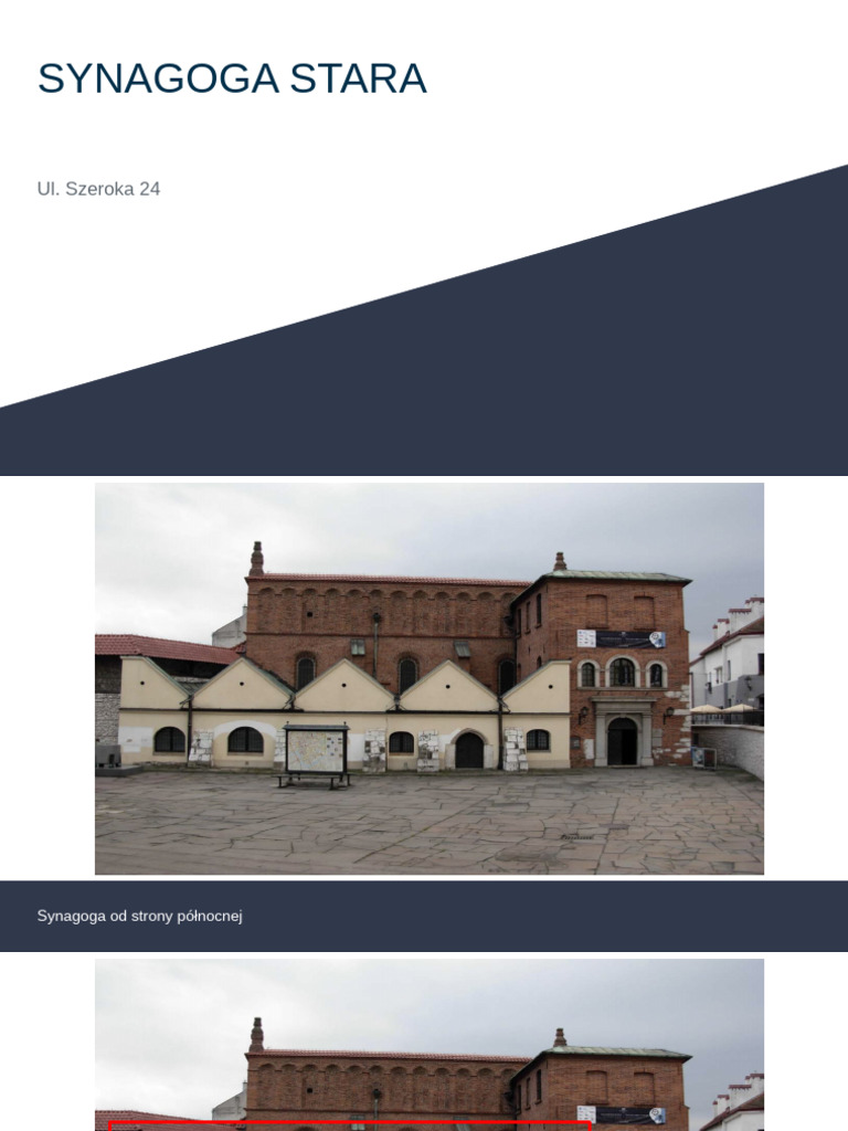 Synagoga Stara | PDF