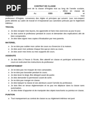 Ne Pas Suivre Les Instructions En Classe
