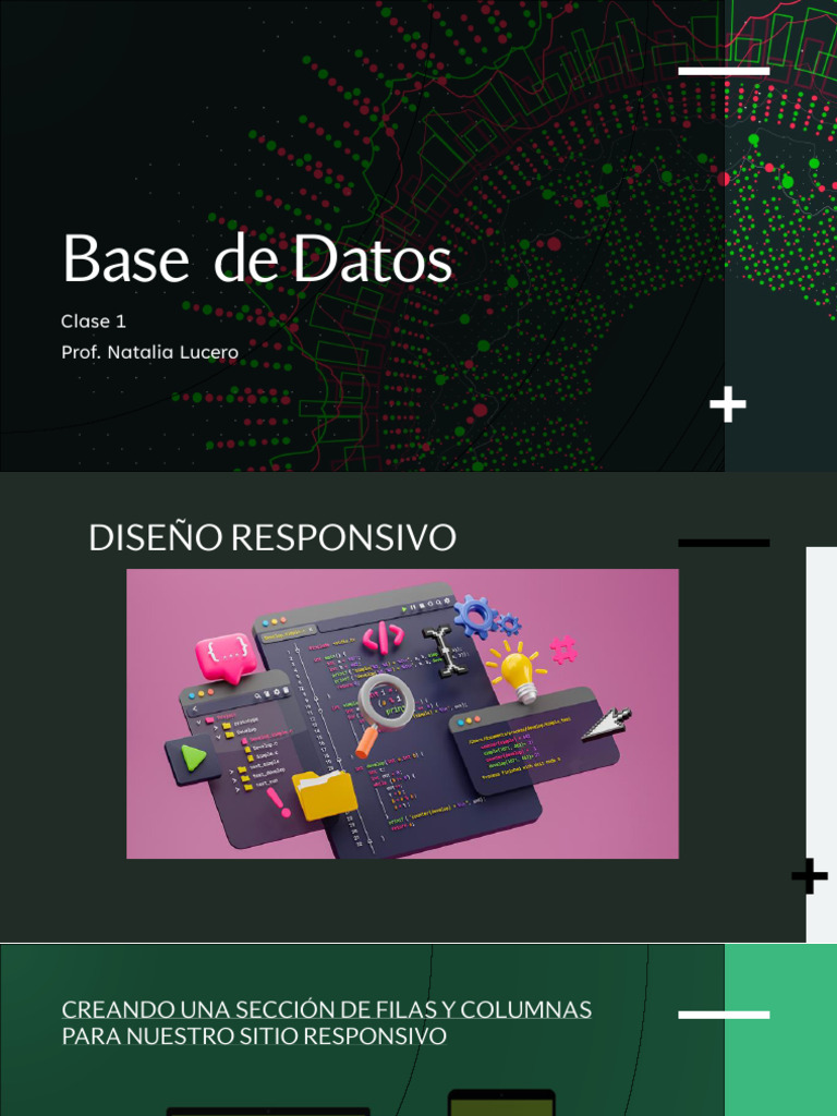Base de Datos Clase 1 | PDF