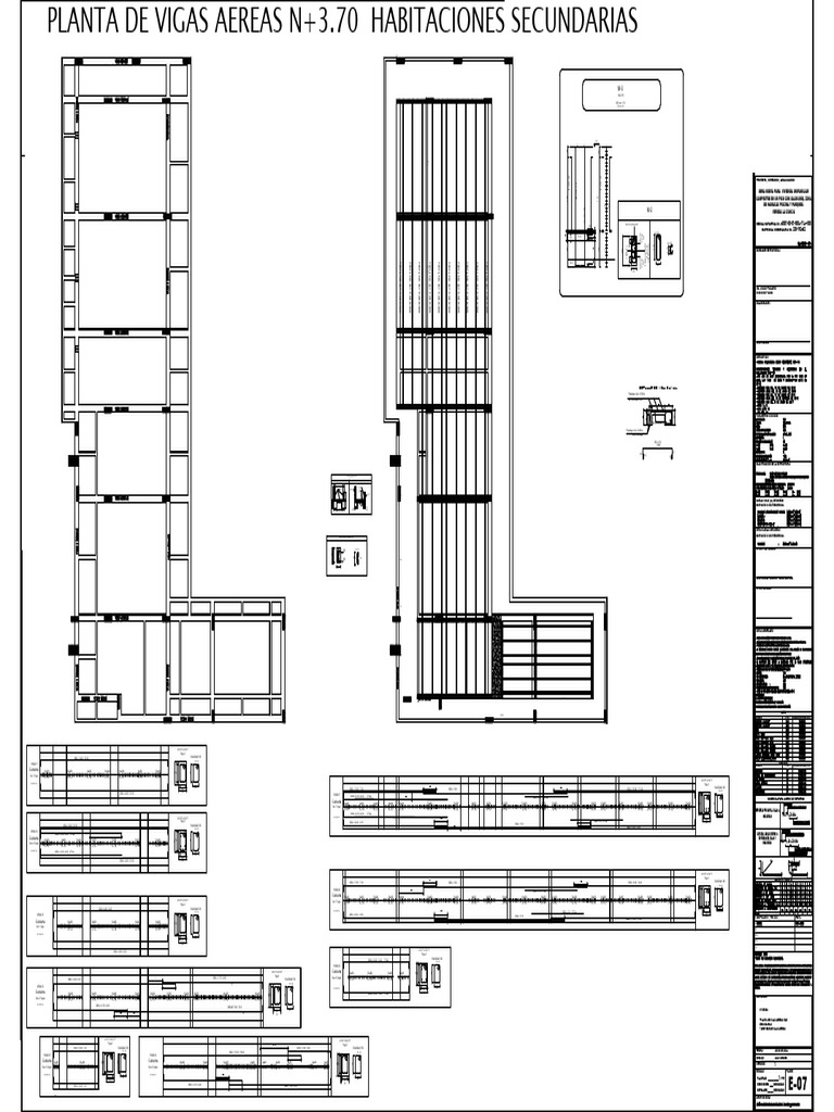 PLANO 07 DESPIECE DE VIGAS AEREAS | PDF