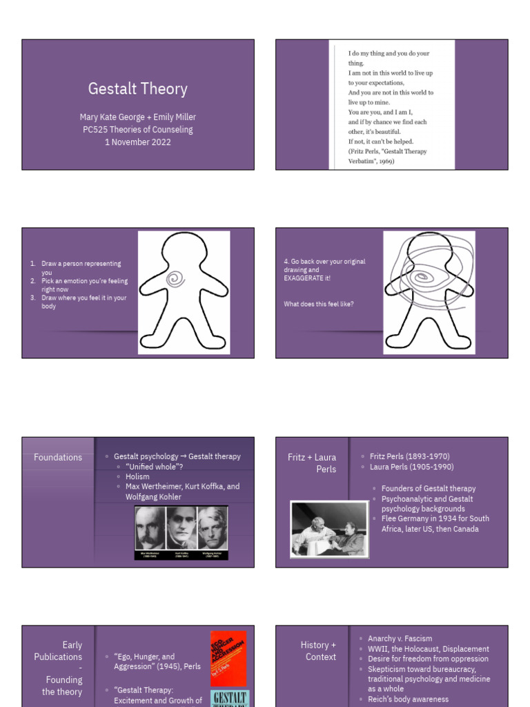 Gestalt Theory Handout (Slides) | PDF