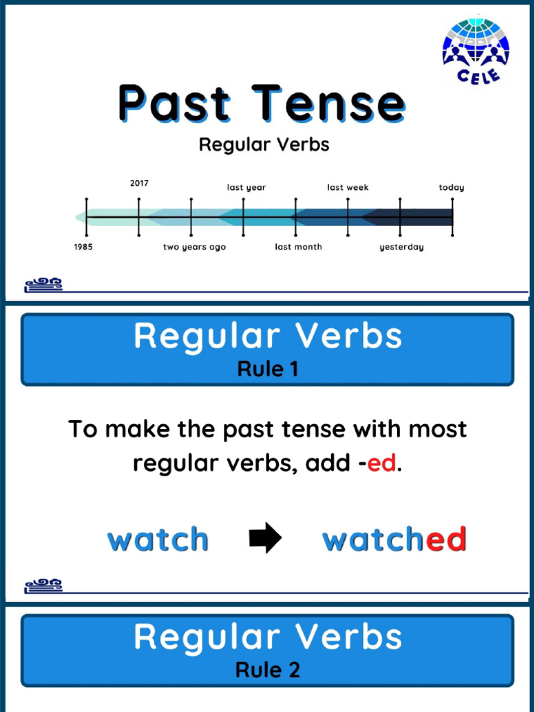 6.4 - Past-Tense-Regular-Verbs - Removed | PDF