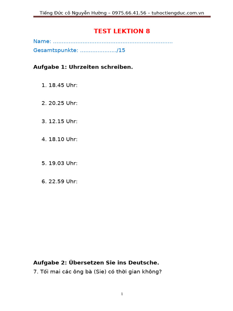 Test Lektion 8 2 | PDF