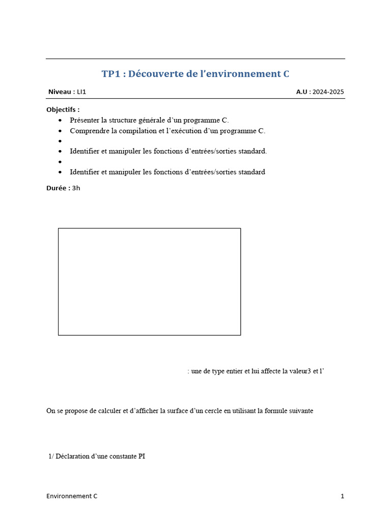 Introduction à la programmation en C | PDF | Teaching Methods & Materials | Technology & Engineering