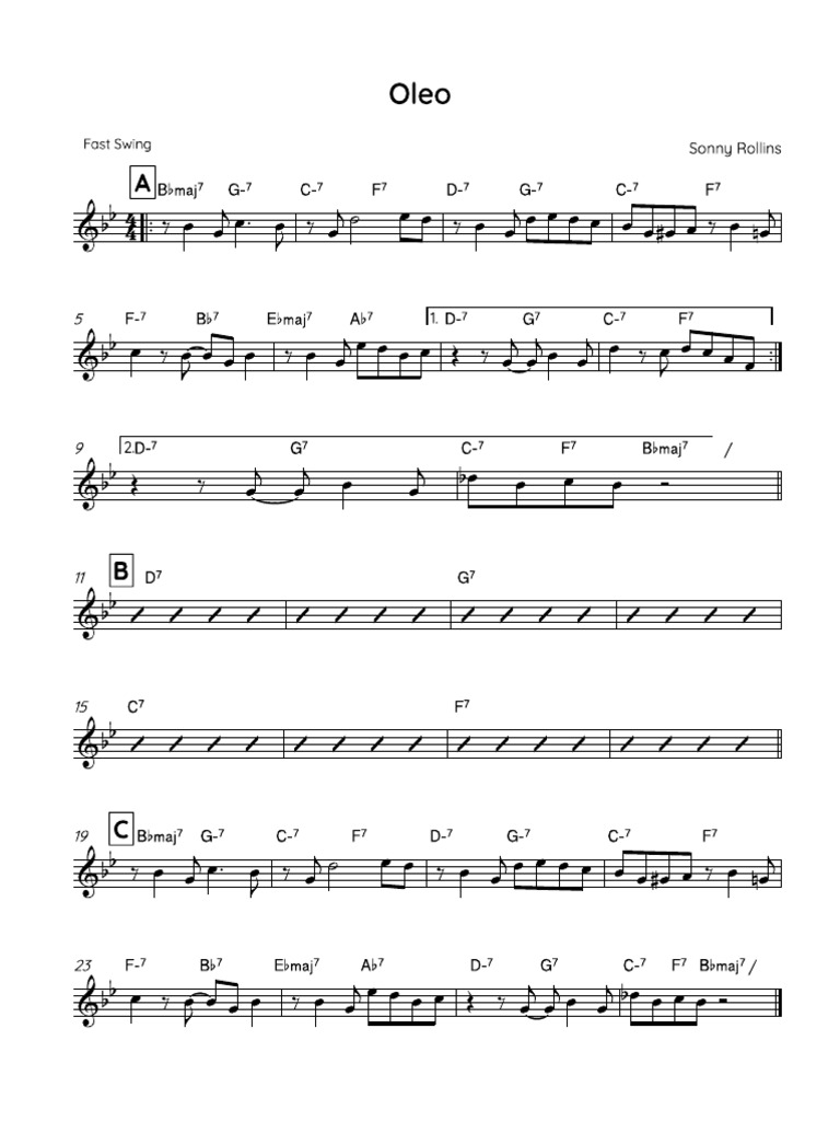 Oleo (Concert) | PDF