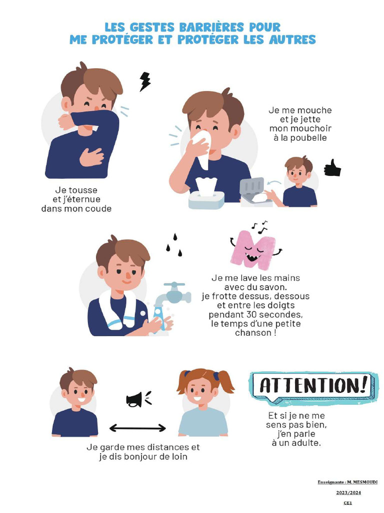 Les Gestes Barrieres | PDF