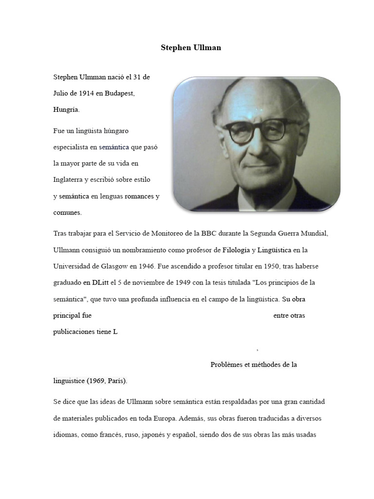 Stephen Ullman Autores | PDF