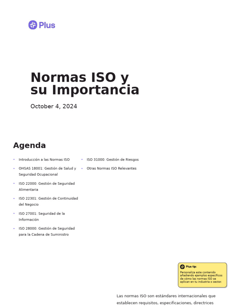 Normas ISO y Su Importancia | PDF
