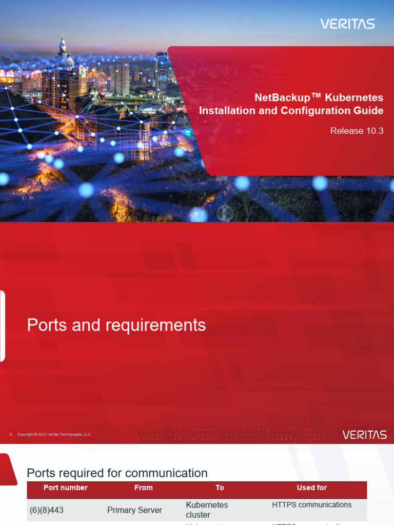 NetBackup 103 Kubernetes Installation and Configuration | PDF