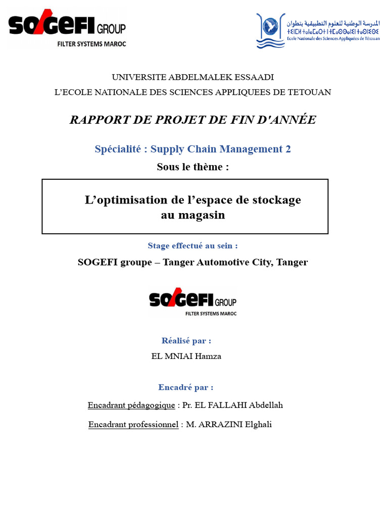 Rapport PFA | PDF
