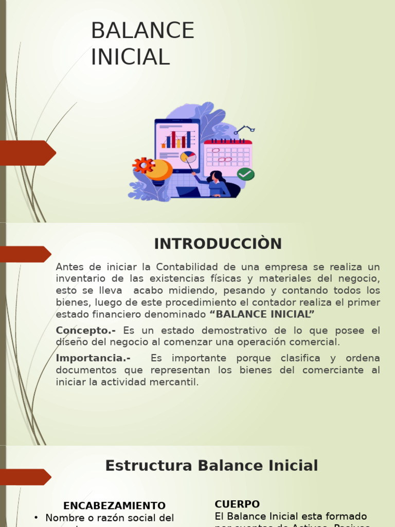 Balance Inicial | PDF