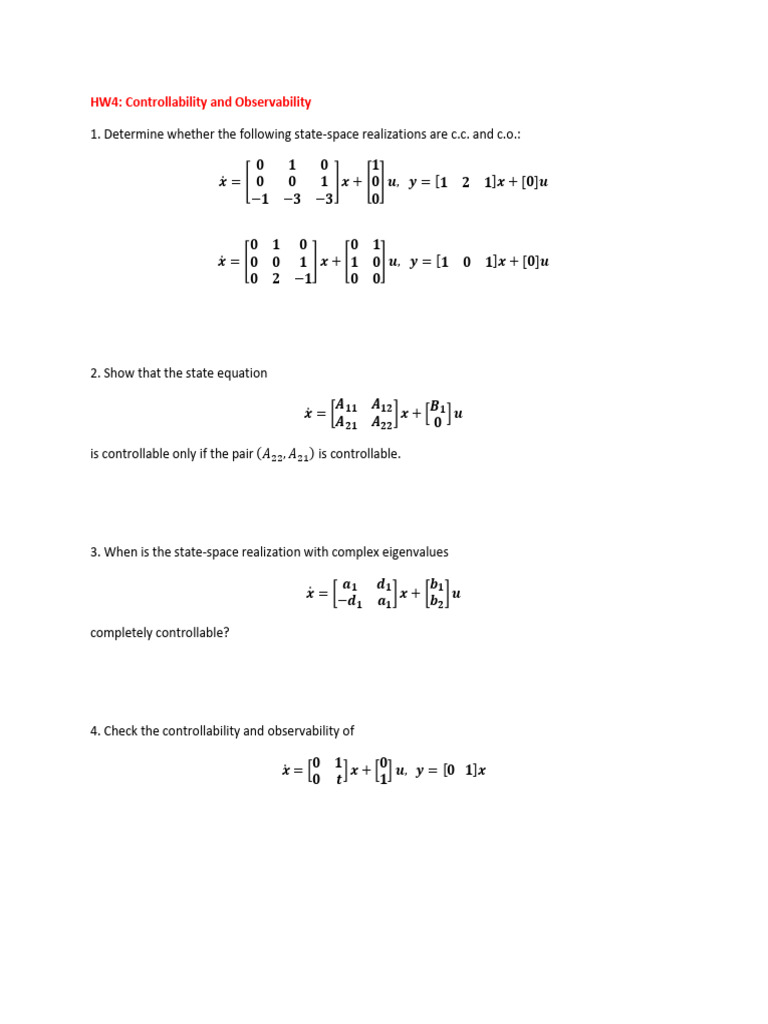 Eee582 - HW4 PRBL | PDF