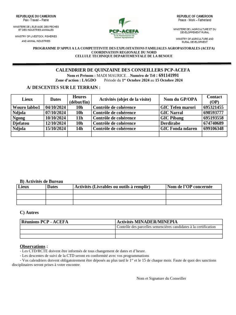 Programme debut Octobre CA madi_094854 | PDF