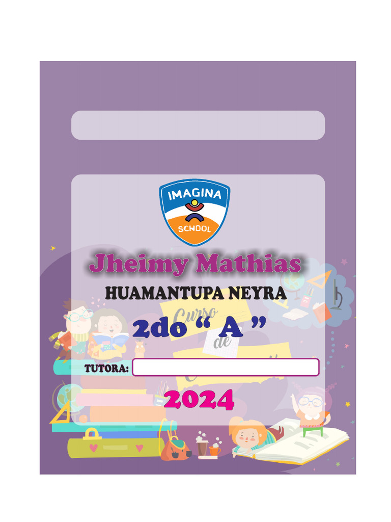 CARATULAS MATHIAS IMAGINA SCHOOL 2024 | PDF
