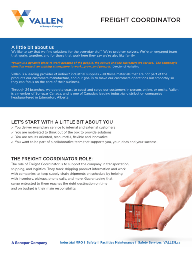Freight Coordinator | PDF