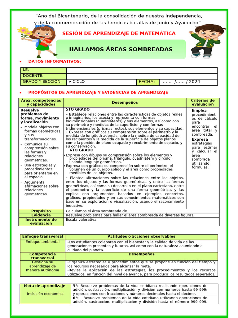 Juan 22 - Ses-Lun-Mat - Hallamos Áreas Sombreadas-Jezabel Camargo ...