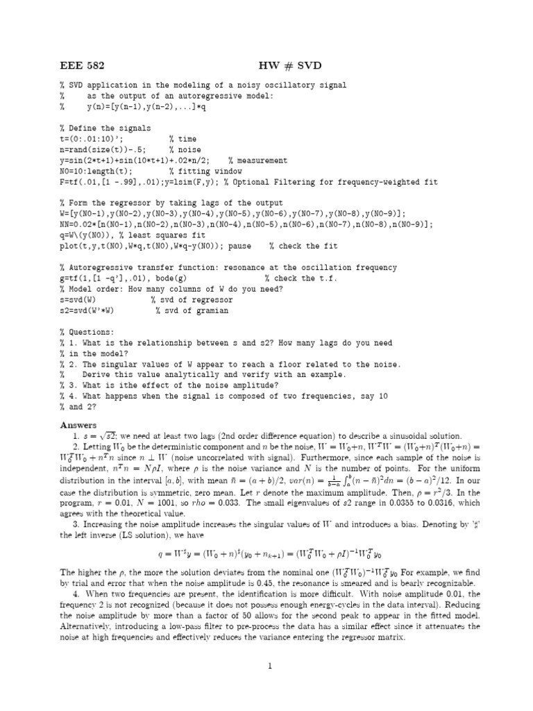 582 HW SVD | PDF
