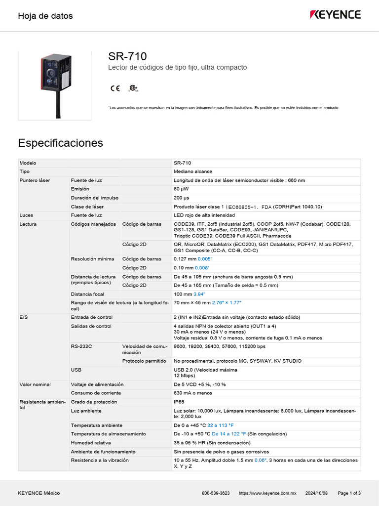 SR-710 Datasheet | PDF