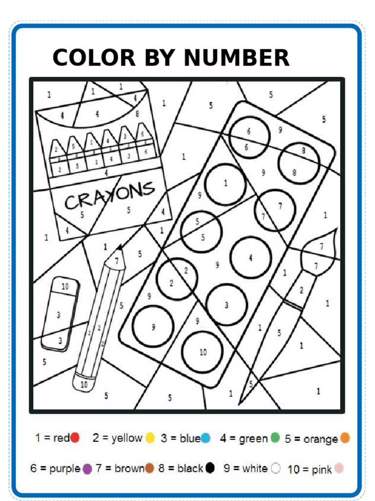 Color by Number | PDF