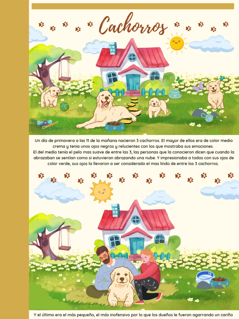 Cuento 02 - Cachorros (1) | PDF