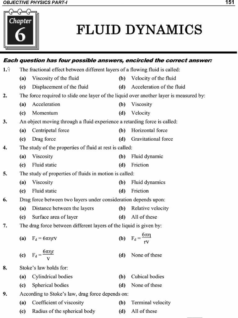Chapter 6 Physics 11th Mcqs | PDF