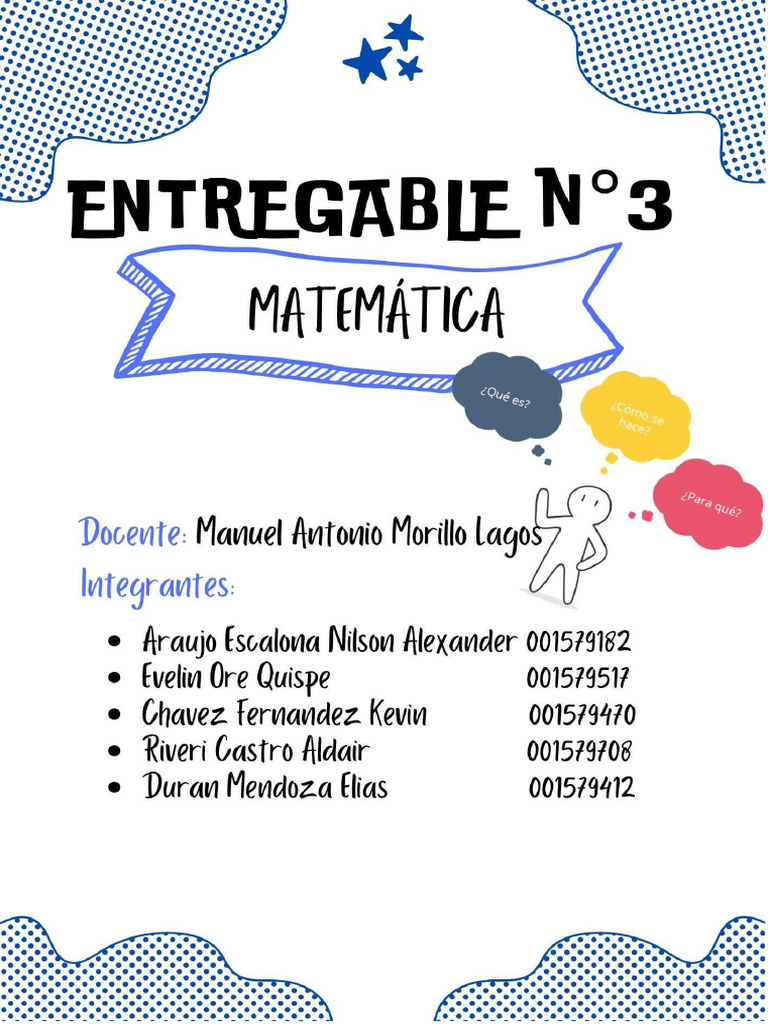 entregable 3 matematica | PDF