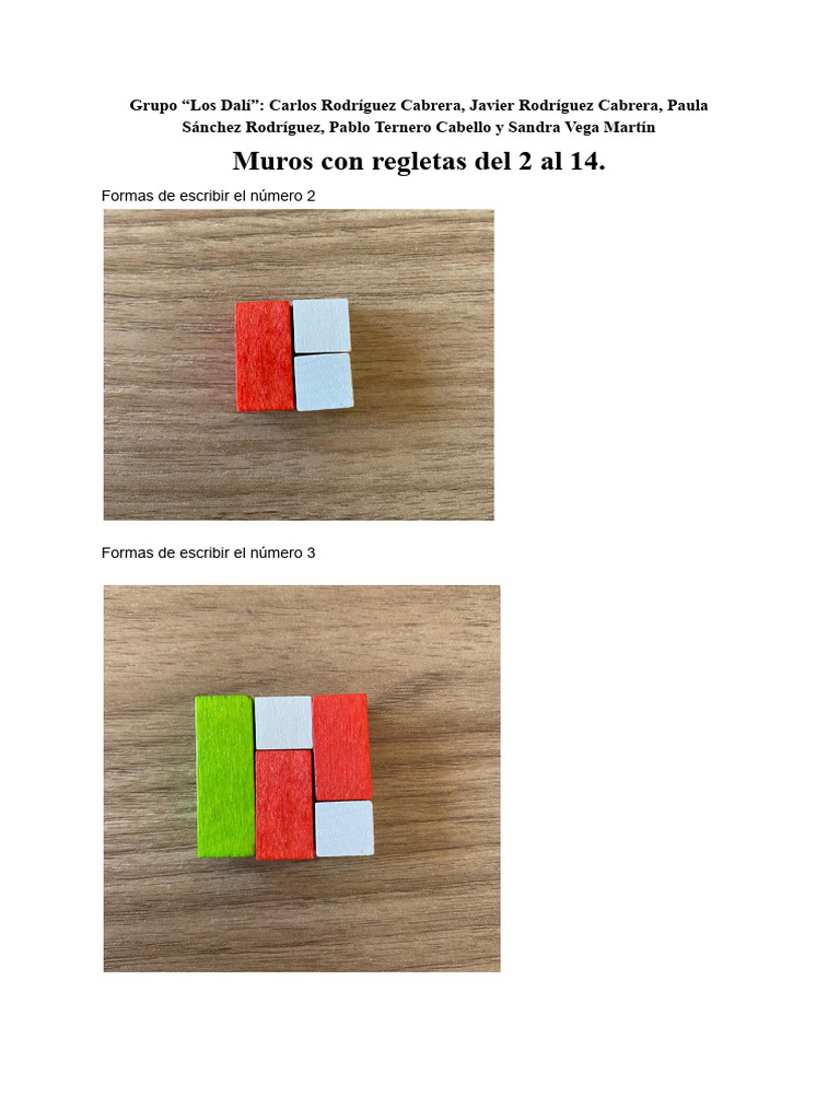 Práctica Muro - Los Dalí | PDF