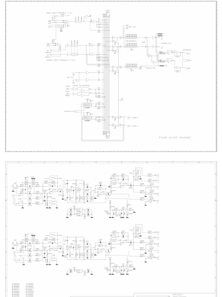 Behringer PMP 880S Schematics | PDF