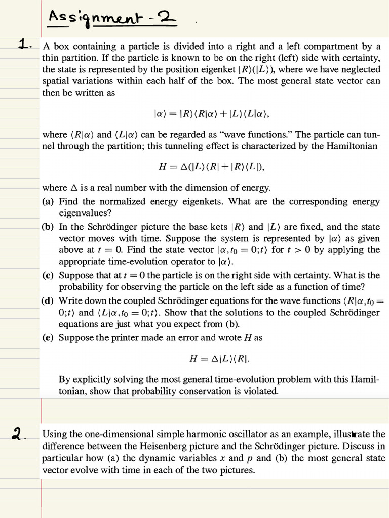 QM2 - Assignment2 | PDF