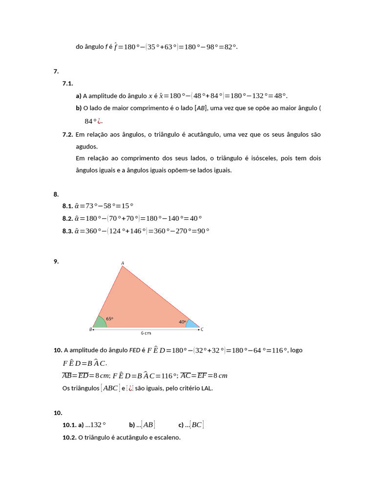 Soluç Teste 2º Periodo | PDF