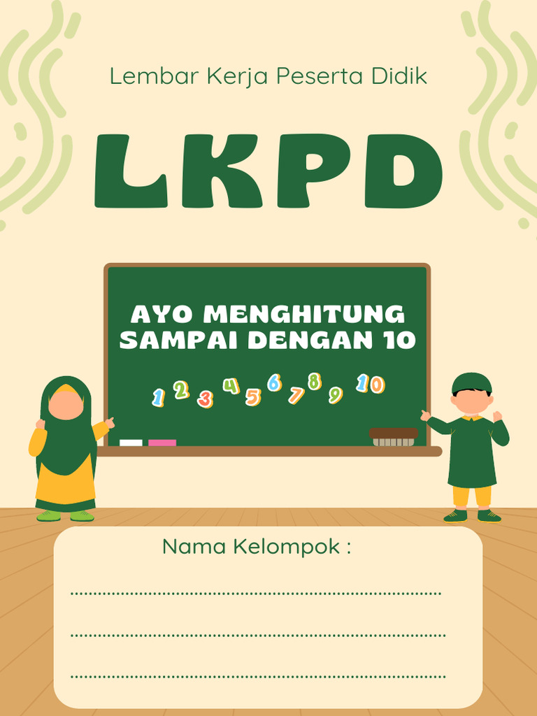 LKPD Membilang 1 Sampai 10 | PDF