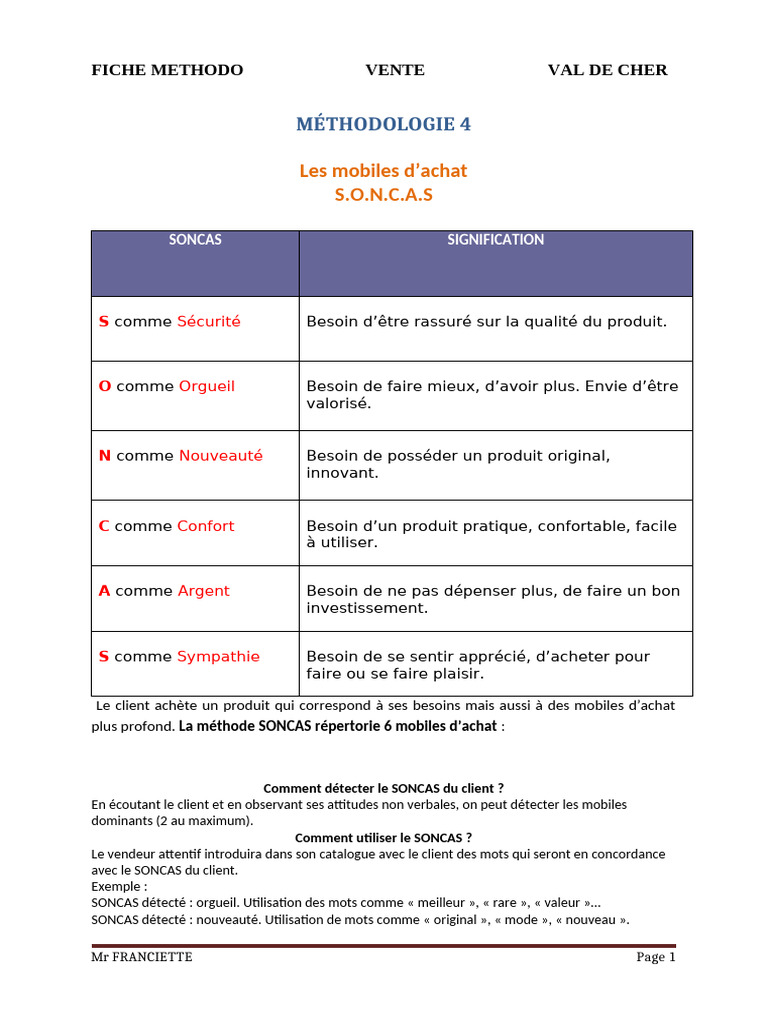 Methodo 4 - Soncas | PDF