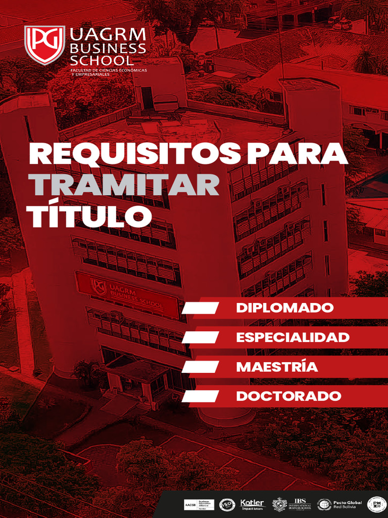Requisitos para Tramitar Titulo 2023 | PDF