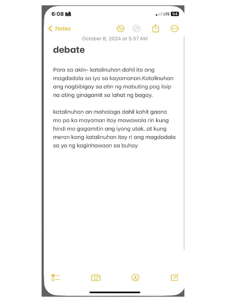 Filipino Debate | PDF