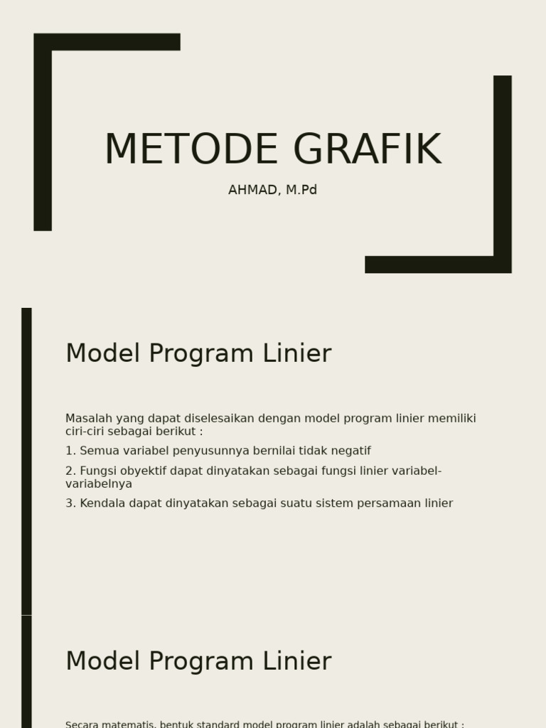Metode Grafik 5 | PDF
