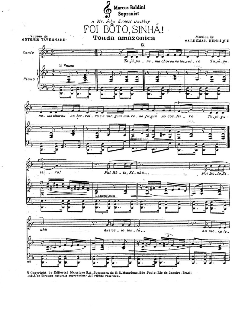 Foi Boto Sinhá | PDF