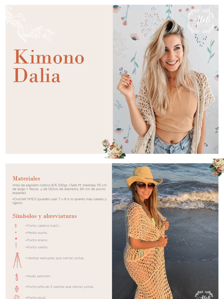PDF A4 - Kimono Dalia - Aleli | PDF