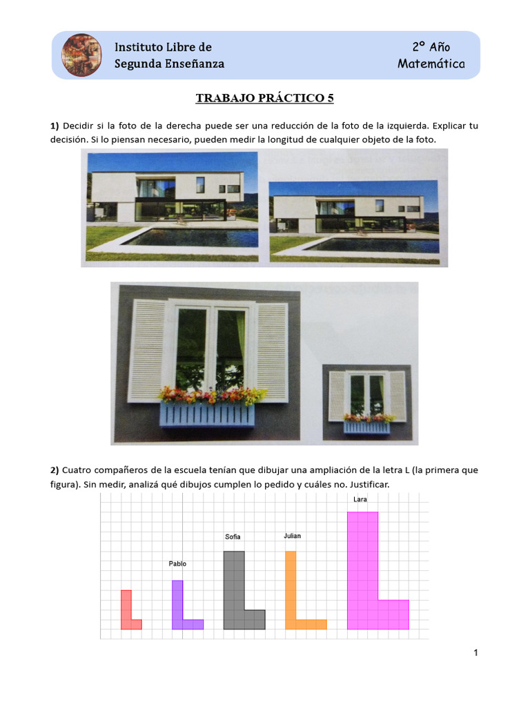 TP5 Semejanza 2024 | PDF