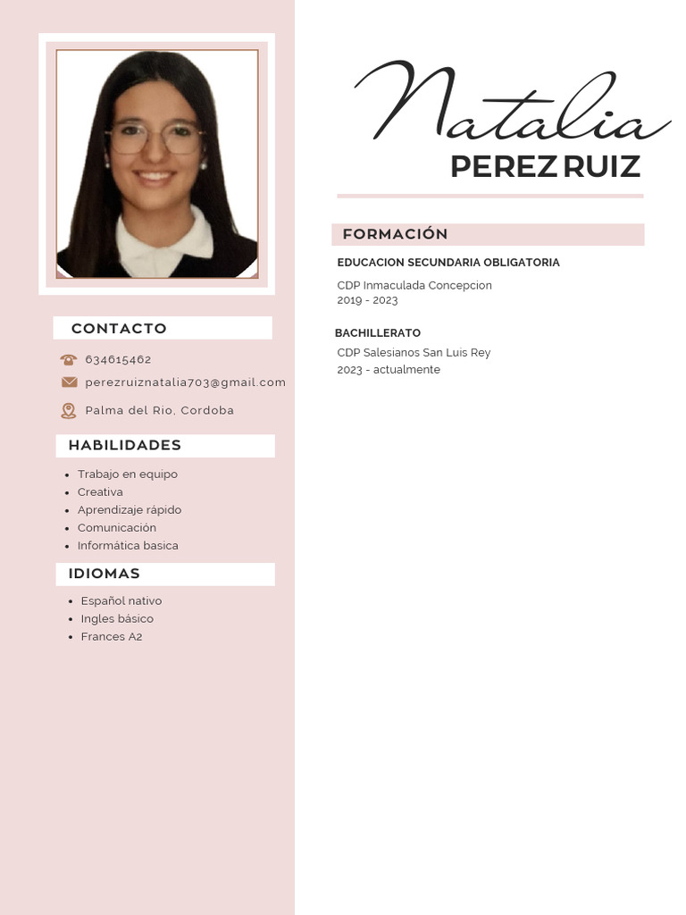 CV Natalia | PDF