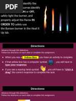 Labelling The Bunsen Burner Worksheet Support | PDF